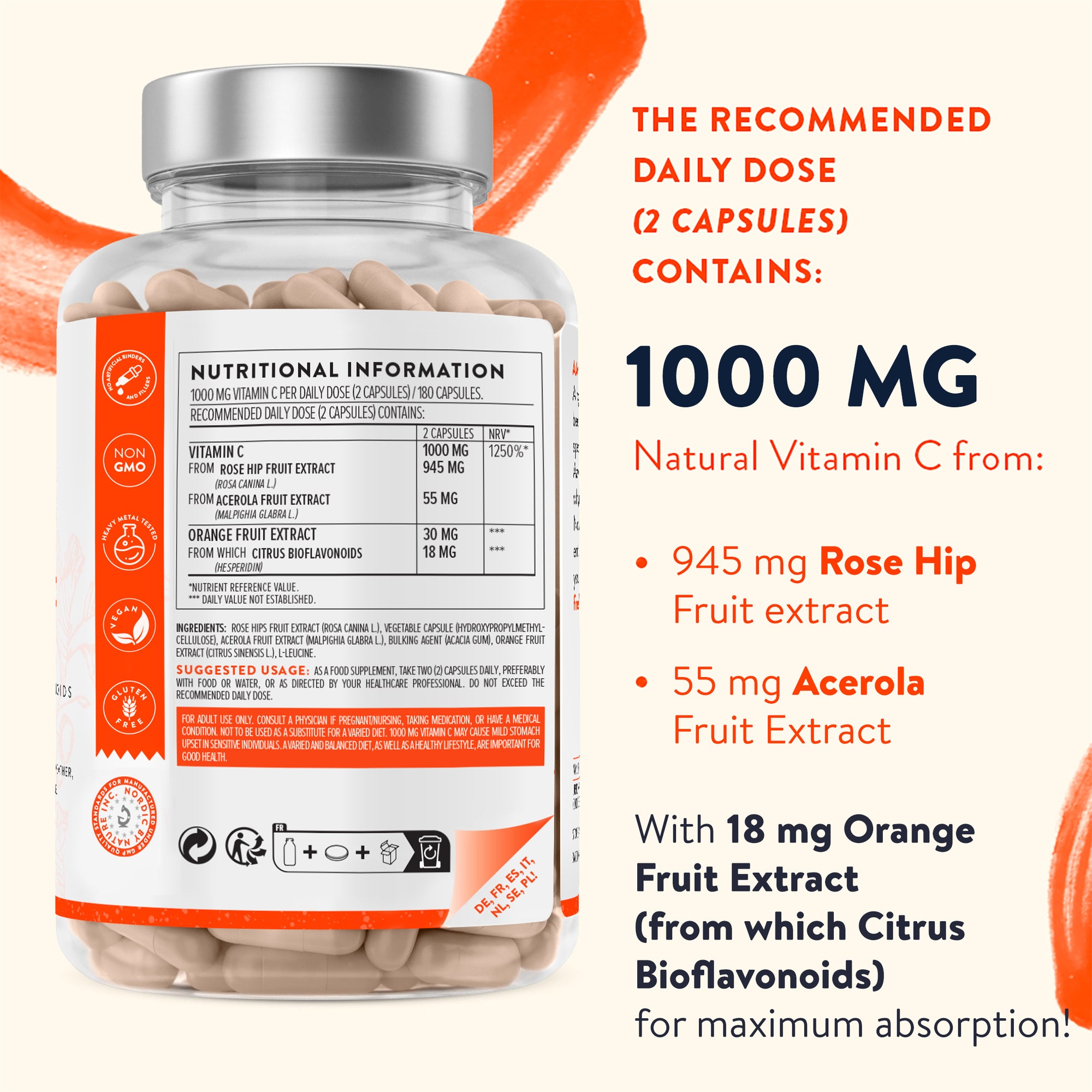 Vitamin C Complex - 100% Natural Fruit Extracts | AAVALABS