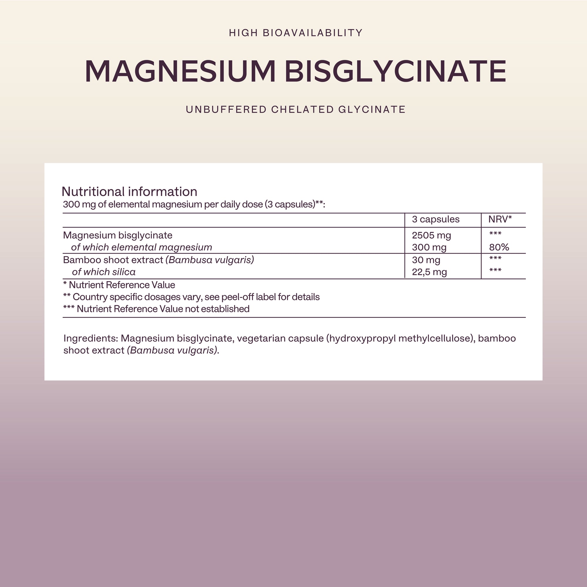 Magnesium Bisglycinate High Absorption Chelated Magnesium | Aavalabs
