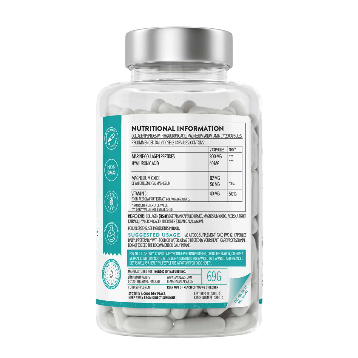 Skin Support Bundle - Marine Collagen, Carotene | AAVALABS