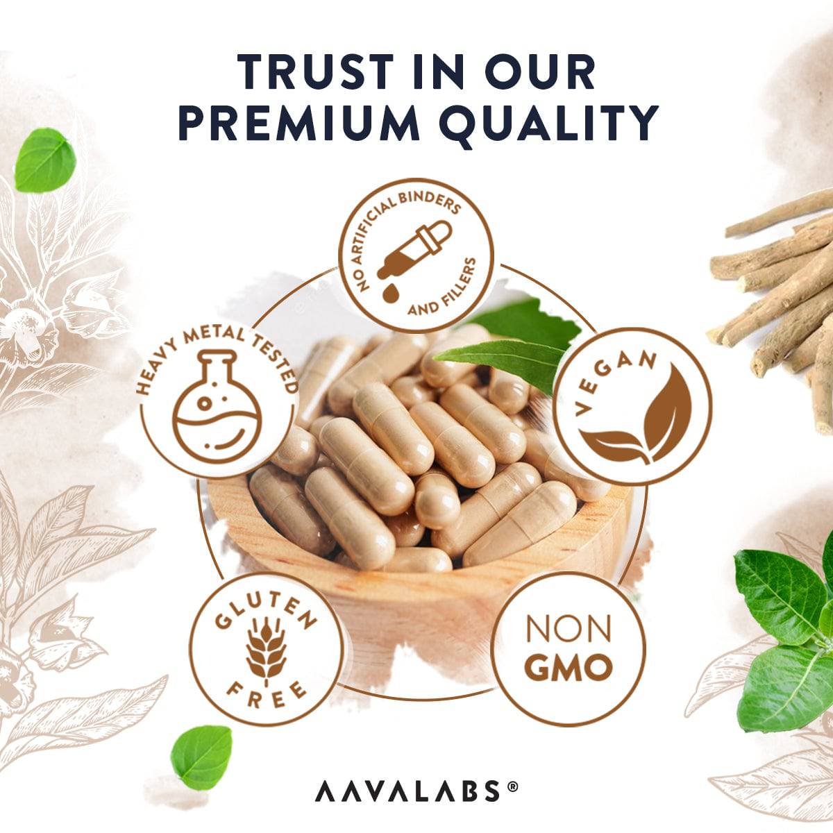 Ashwagandha, Magnesium, Thiamine & Vitamin B6 | AAVALABS