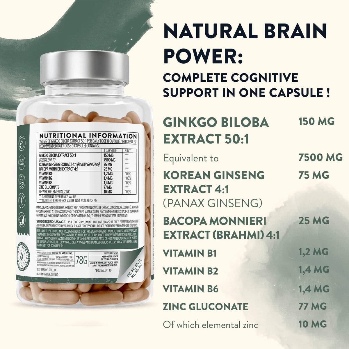 High Dose Ginkgo Biloba – Cognitive & Physical Wellness | AAVALABS