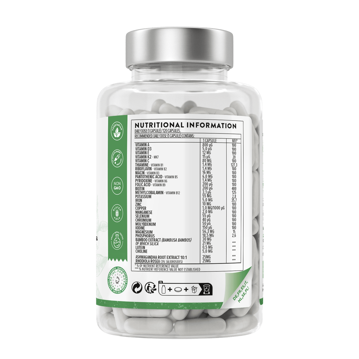 Multivitamin Complex – 24 Vitamins & Minerals | AAVALABS